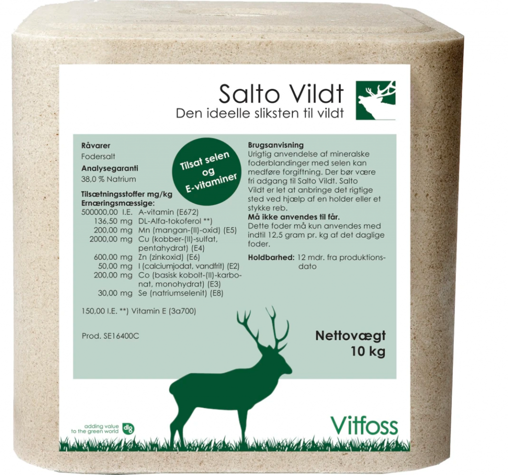 Salto Mineral-sliksten til vildt - Vildt - FODERBUTIKKEN FRISBJERGGAARD ApS